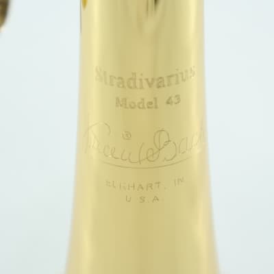 Bach Model 18043 Stradivarius Professional Bb Trumpet SN | Reverb