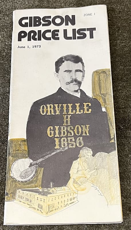 Gibson Price List 1973 | Reverb