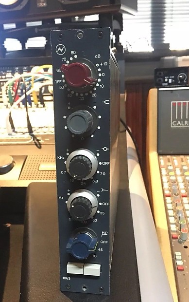 Neve 1063 Preamp & EQ (with DIY Rack) | Reverb