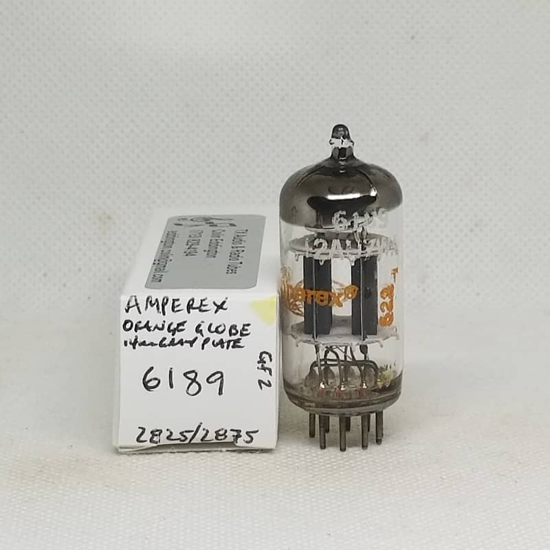 Amperex Orange Globe 6189 Short Gray Plate Well Balanced | Reverb