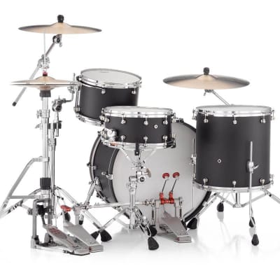 Pearl Reference Pure 6pcs Satin Charred Oak Drum Set | Reverb