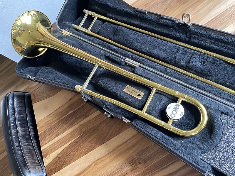 Conn Straight Tenor Trombone 1900s - Brass | Reverb