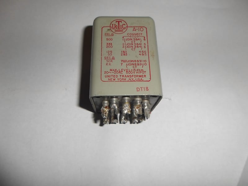 UTC A-10 Preamp Limiter Transformer 1950's | Reverb UK