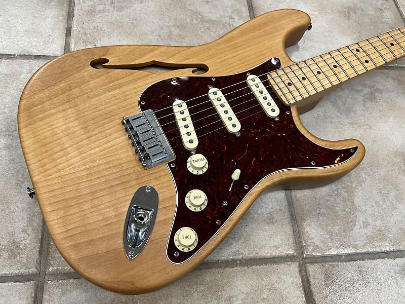 Thinline Partscaster Natural Fender Stratocaster Pickup Set | Reverb