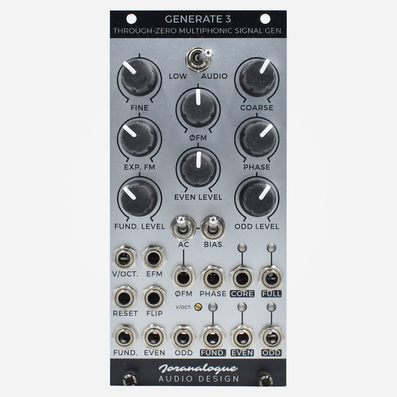 Joranalogue GENERATE 3 Eurorack Thru Zero Oscillator Module | Reverb