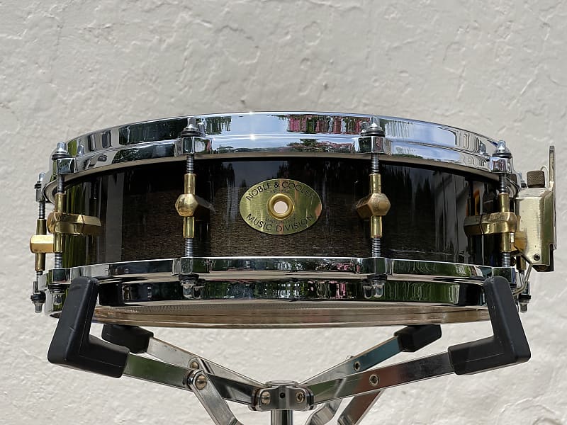 1997 Noble & Cooley 4x14 Maple Classic SS Solid Shell Ebony | Reverb