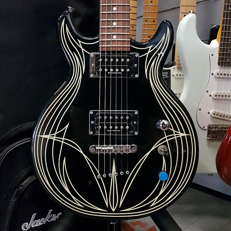 Jackson Jj4 Scott Ian Signature Anthrax Tattoo Pinstripe | Reverb