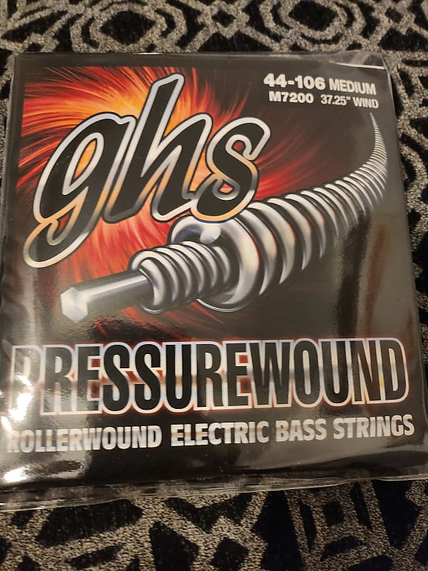 GHS M7200 UNOPENED Pressurewound Bass Strings Long Scale | Reverb