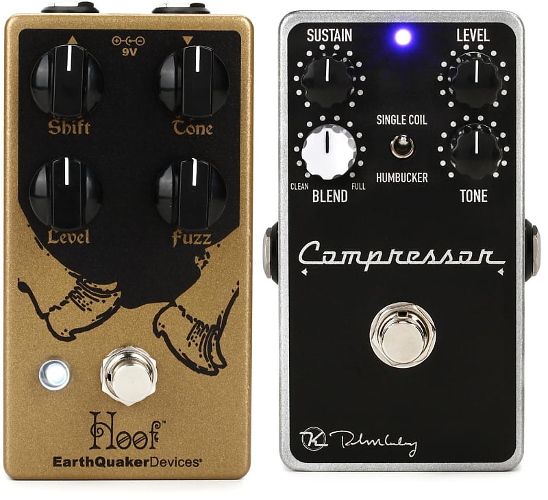 EarthQuaker Devices Hoof V2 Germanium / Silicon Fuzz Pedal | Reverb