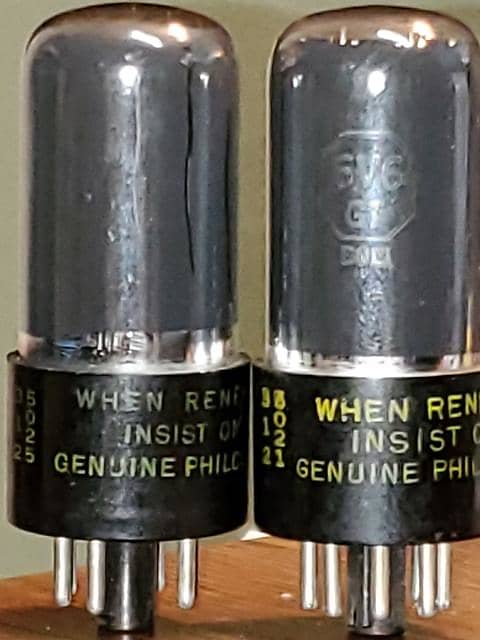 6V6GT RCA NOS "Philco" MaxiMatcher2 tightly matched/TV-7 | Reverb