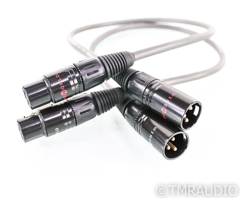 WireWorld Equinox 8 XLR Cables; 0.5m Pair Balanced | Reverb