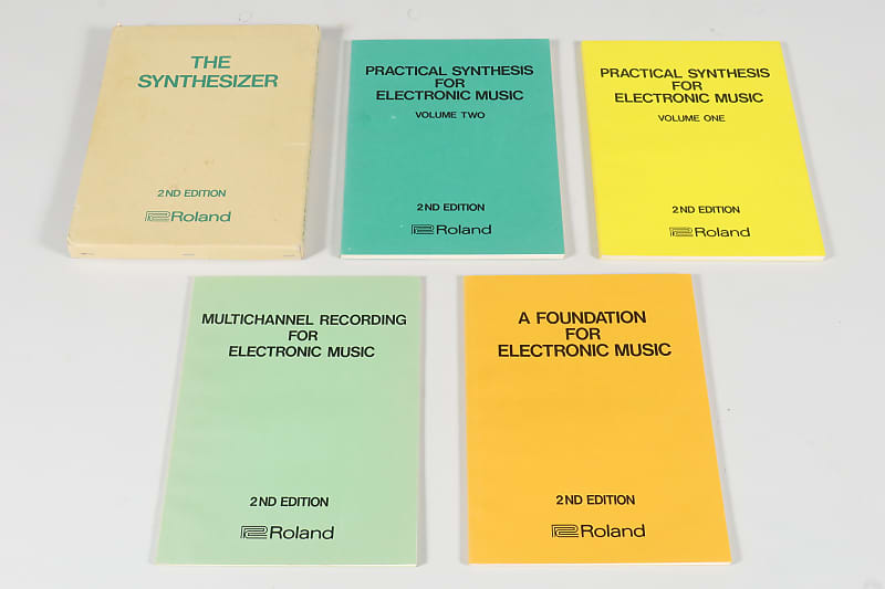 Roland The Synthesizer 2nd edition books about sound | Reverb UK