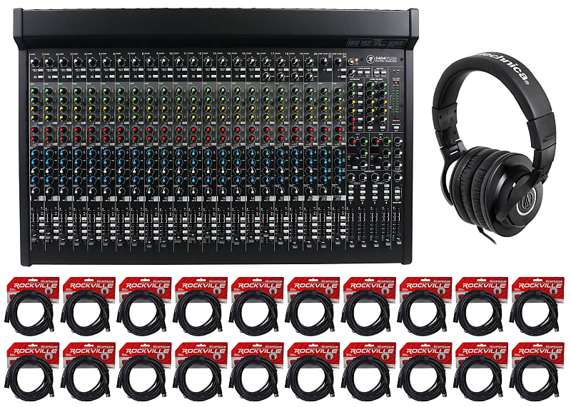 Mackie 2404VLZ4 24-Channel 4-Bus FX Mixer w/USB + (20) XLR | Reverb