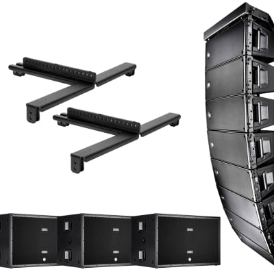 (16) DAS Event-208A Dual 8" Active Line Array Speakers & 218A | Reverb