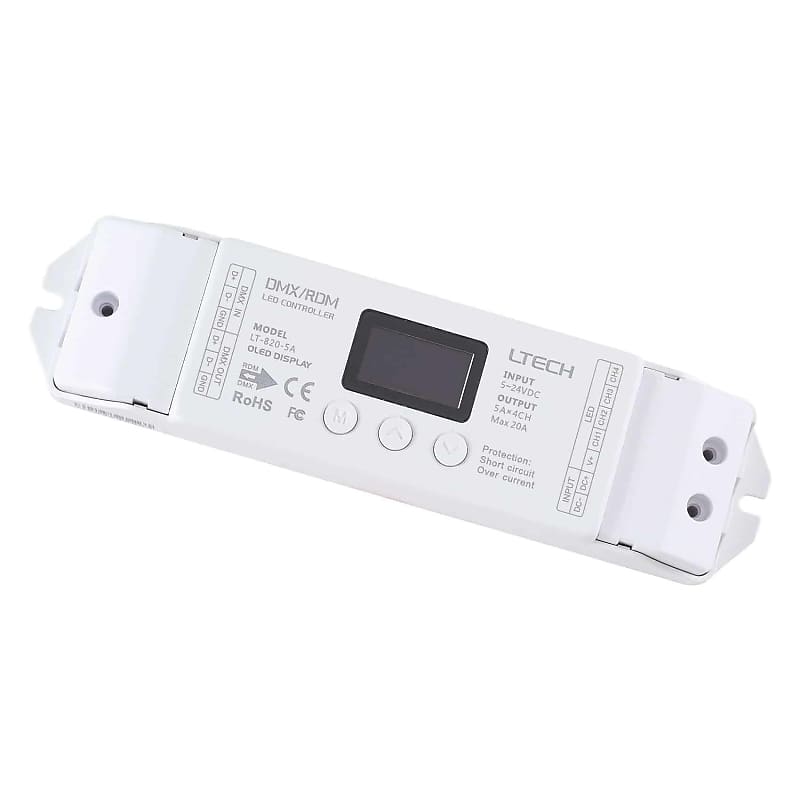LTECH LED DMX RDM Decoder 4 Channel RGB & RGBW Controller | Reverb