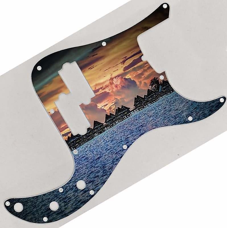 Graphical pickguard Fender Precision Bass (Pbass) Standard 13 | Reverb