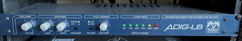 Palmer Speaker Simulator and Load Box ADIG-LB Blue | Reverb