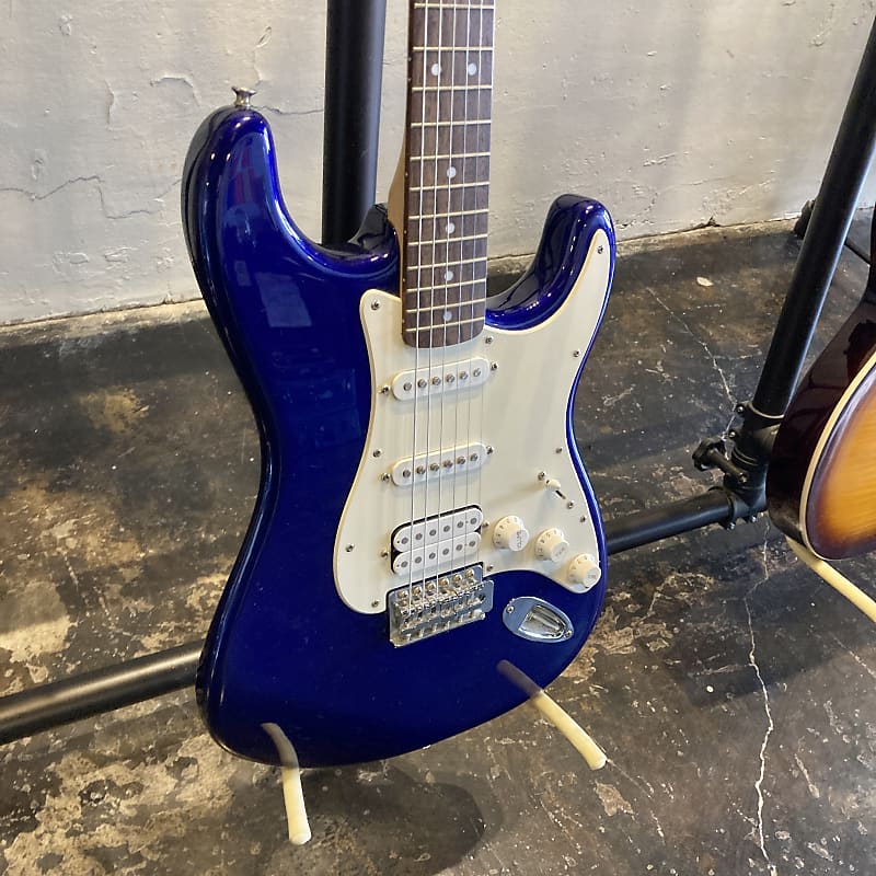 Squier Strat - Fender Affinity - Blue Electric Guitar- New | Reverb