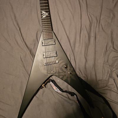 ESP Forest 7 Sanskrit 2010 Custom Gloss W/Kandy Green | Reverb