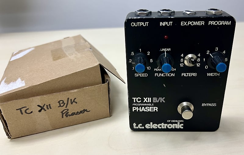 TC Electronic TC XII Phaser B/K Version - Vintage - Rare TC Electronic TC XII Phaser B/K Version - Vintage - Rare