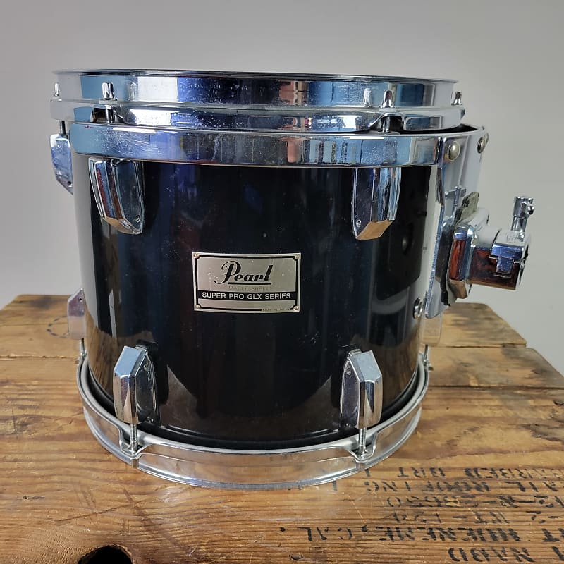 1980's Pearl Super Pro GLX Series 12" x 10" Tom With RIMS | Reverb