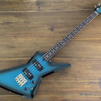 Aria Pro II, Explorer Bass, ZZB Deluxe, Blue Black | Reverb Australia