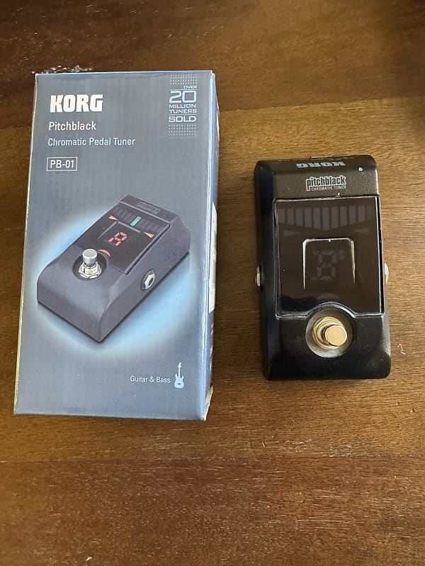Korg PB-01 Pitchblack Chromatic Tuner | Reverb