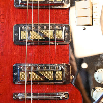 Vintage 1960s Teisco EJ 3 Gold Foil Pickup Electric Guitar | Reverb UK