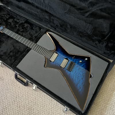 LEF Custom Guitars Explorer EXP-7 Electric Berry Burst | Reverb