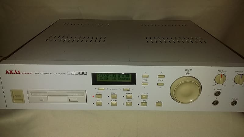 Rare AKAI S2000 sampler modded eprom all-in-one no-disk | Reverb UK
