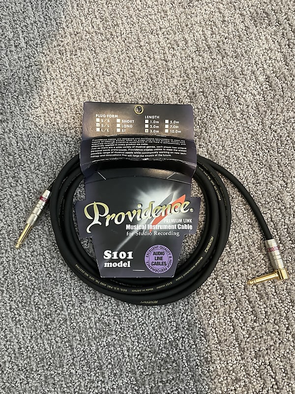 Providence S101 3.0m S/L Instrument Cable for Studio | Reverb