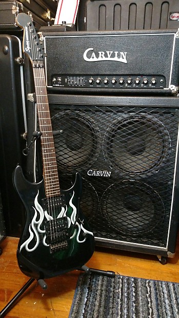 Squire Showmaster 20th Anniversary: Grey Metallic With Flames | Reverb