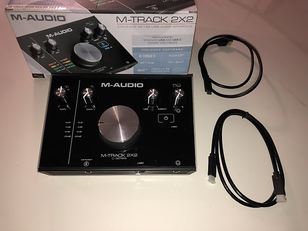 M-Audio M-Track 2X2 C-Series | 2-in/2-out USB Audio Interface | Reverb