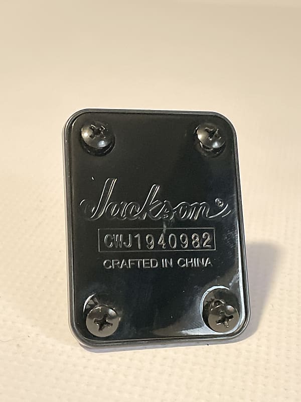 2019 Jackson JS32T JS Series Guitar Black Neckplate Neck | Reverb