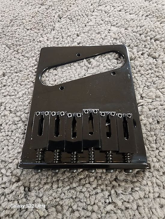 Contemporary Replacement Bridge For Fender Telecaster Black | Reverb