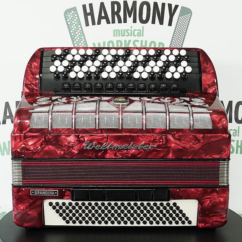 Weltmeister Grandina Button Accordion made in Germany, | Reverb