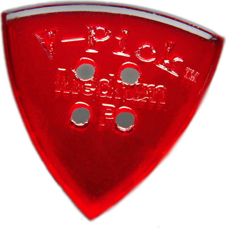 V-Picks Acrylic Hot Tamale 2.75mm Guitar Pick, Ruby Red | Reverb