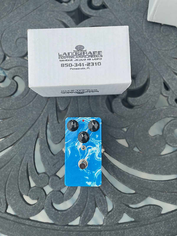 Landgraff Distortion Box 2010 - Blue swirl | Reverb