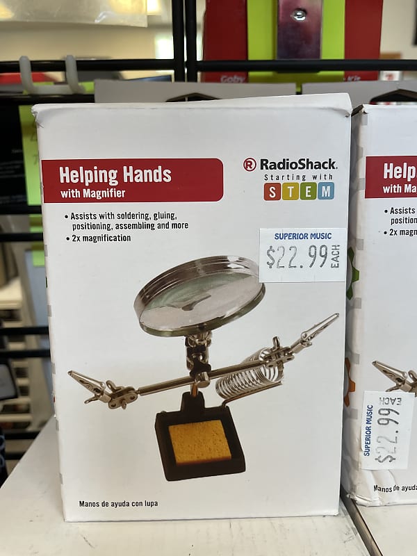 Radio Shack Helping hands with magnifier - On sale | Reverb