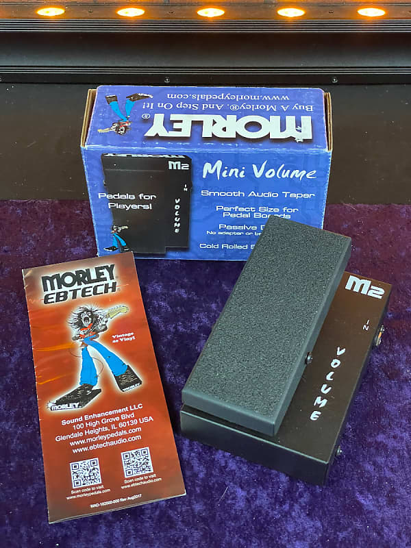 Morley M2 Mini Passive Volume Pedal - Black - MINT! | Reverb