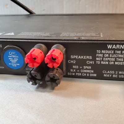 QSC Model 1100 Power Amplifier | Reverb