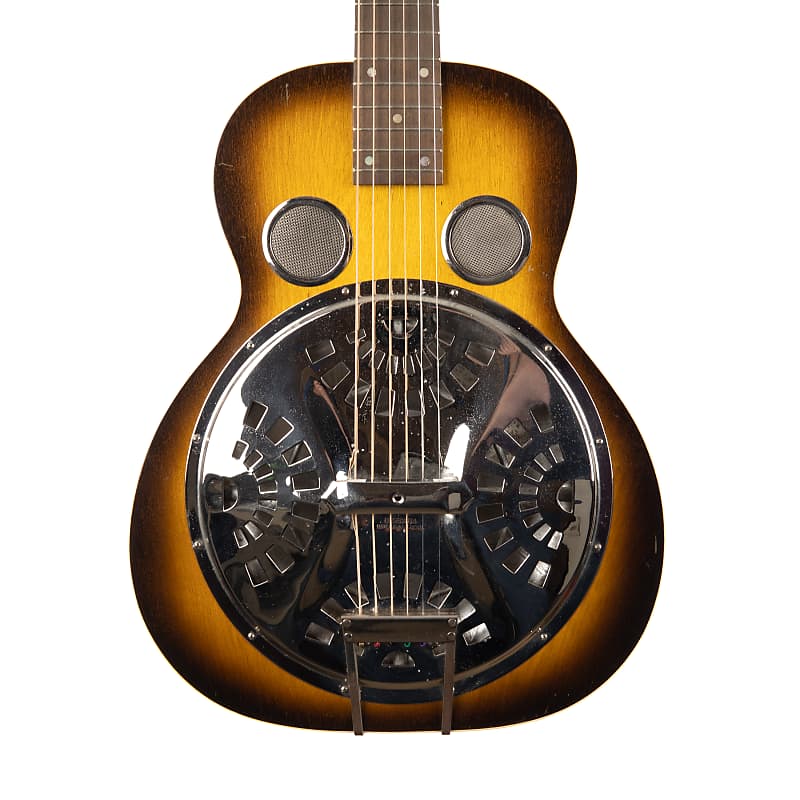 Vintage Regal Model 27 Round Neck Resonator Sunburst 1930s | Reverb