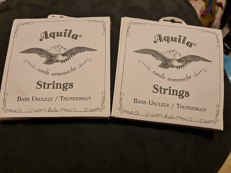2 x packets of Aquila Thundergut Strings | Reverb