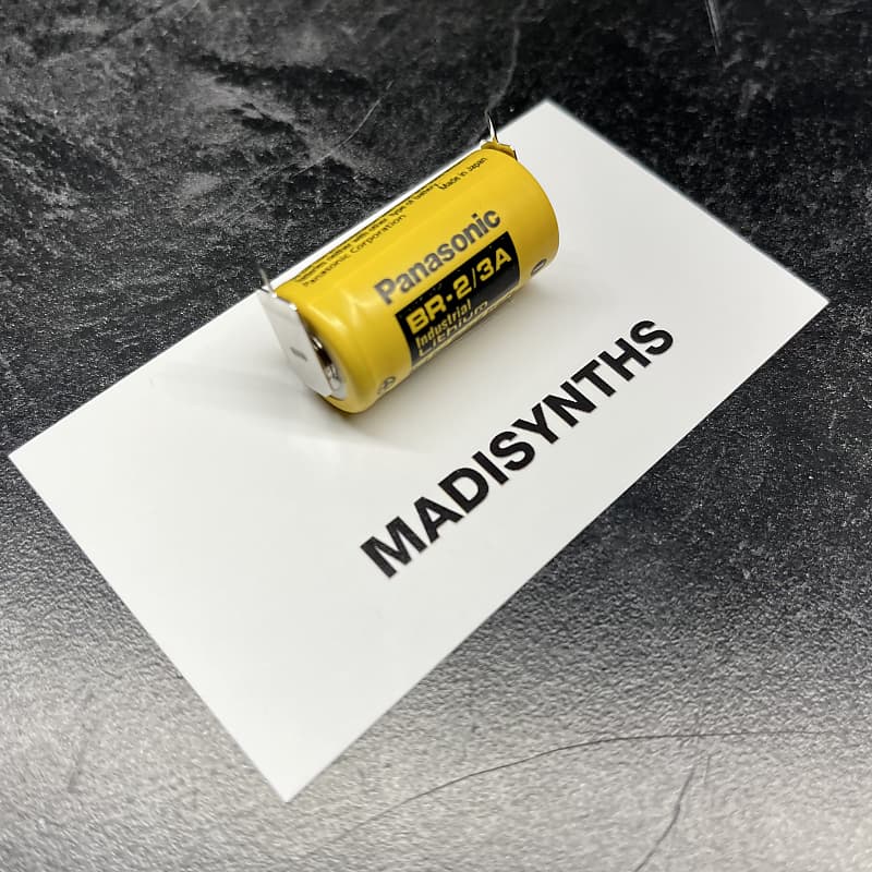 NEW Panasonic Replacement 3V 2-Pin, Memory Backup Battery for | Reverb