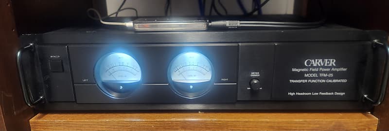 Carver TFM-25 Power Amplifier. Mint condition. Recently | Reverb