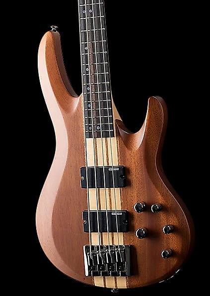 Esp Ltd Ltd B 4e Mahogany Natural Satin Electric Bass Guitar Reverb