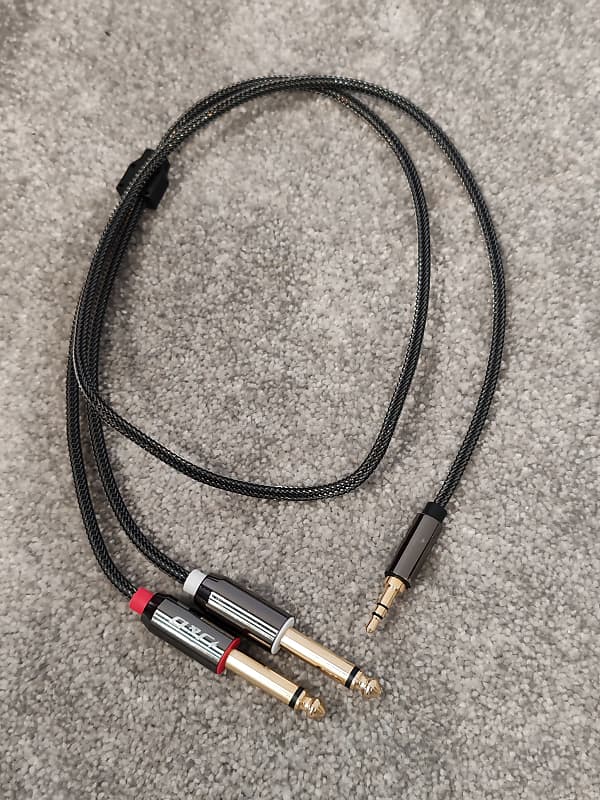 J&D High Performance Audio Cable - 3.5mm Stereo to 2x 1/4" | Reverb UK