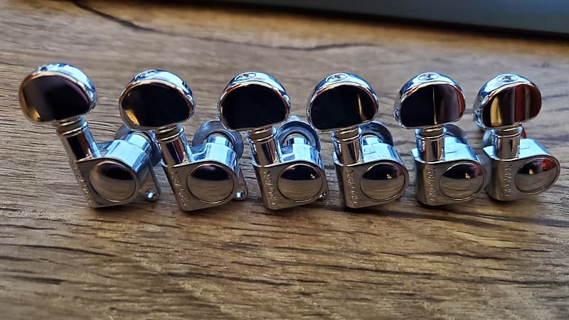 Grover Chrome 6-in-line Mini Rotomatics | Reverb