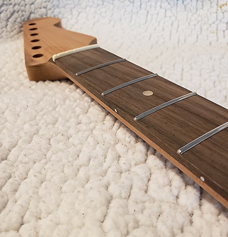 USA made, Satin finished, " Hidden fret tangs " Roasted maple | Reverb