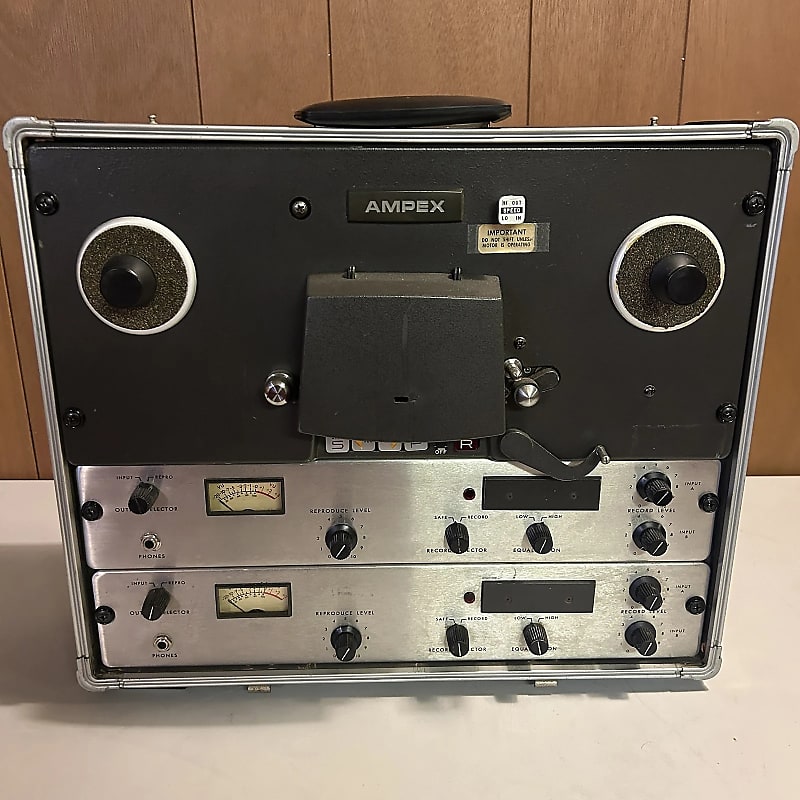 Vintage Ampex AG500 Reel to Reel Tape Deck | Reverb